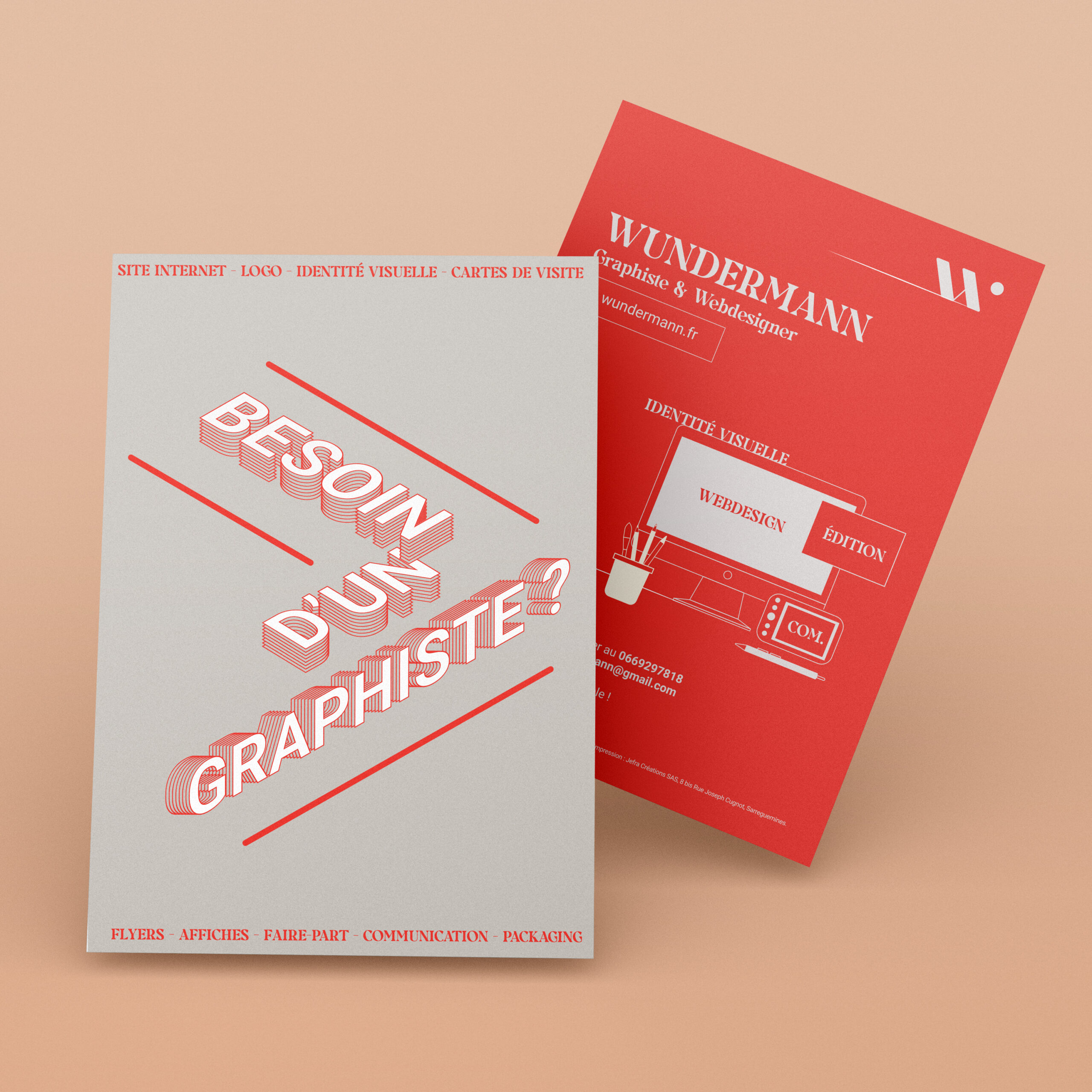 Flyer graphisme WUNDERMANN • Wundermann